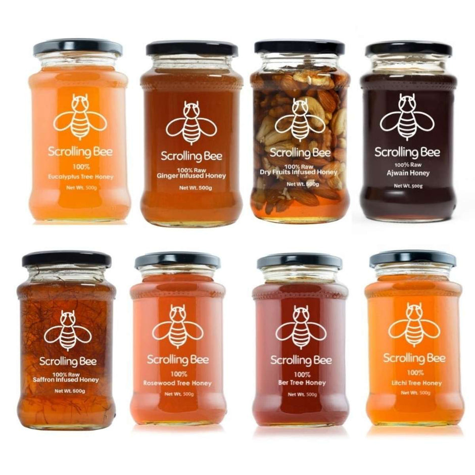 Raw Honey – Scrolling Bee